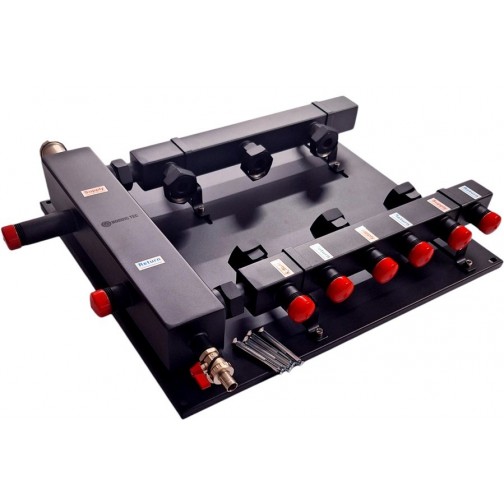 Low Loss Header-Hydraulic Manifold 3 circuits for 3 pumps NORDIC TEC